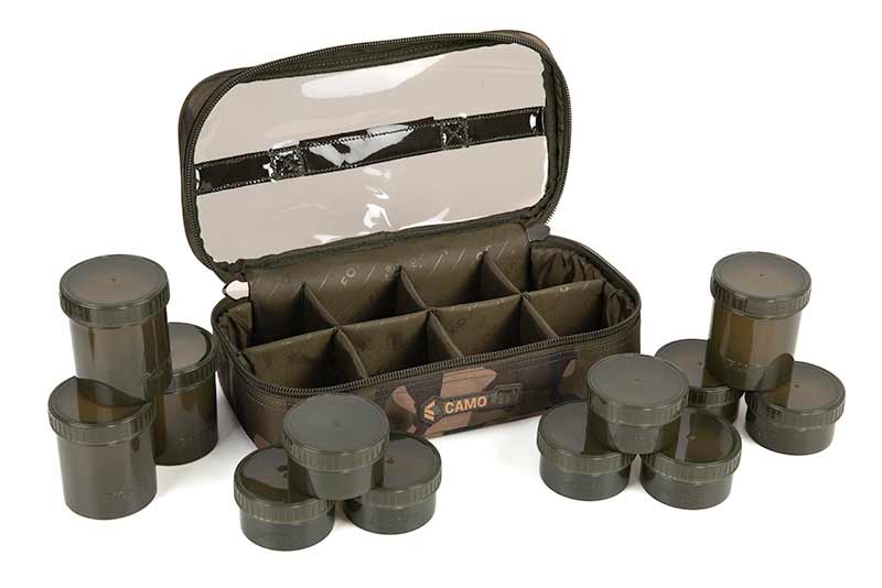 FOX CAMOLITE 12 POT HOOKBAIT CASE - Škorpion DNC