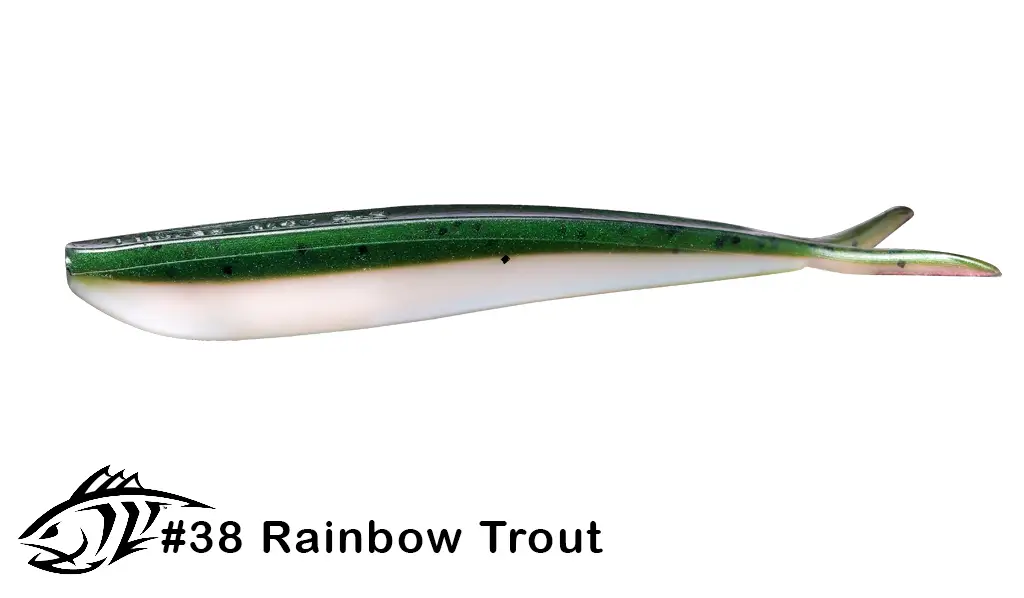 LUNKER CITY 4inch FIN-S FISH RAINBOW TROUT - Škorpion DNC
