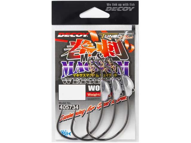 DECOY WORM 130M MAKI-SASU MAGNUM WEIGHTED WORM 6/0 - Škorpion DNC