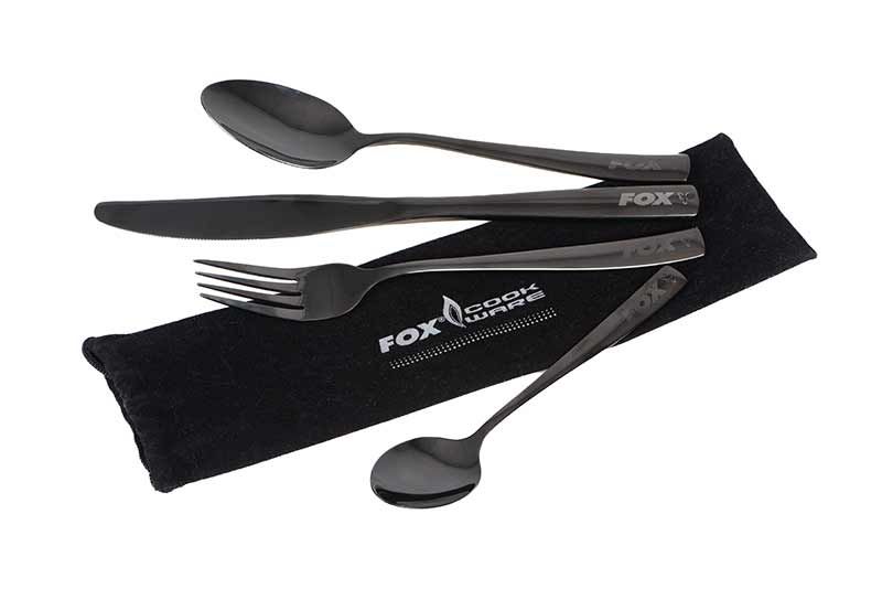 FOX COOKWARE BLACK STAINLESS CUTLERY SET - Škorpion DNC
