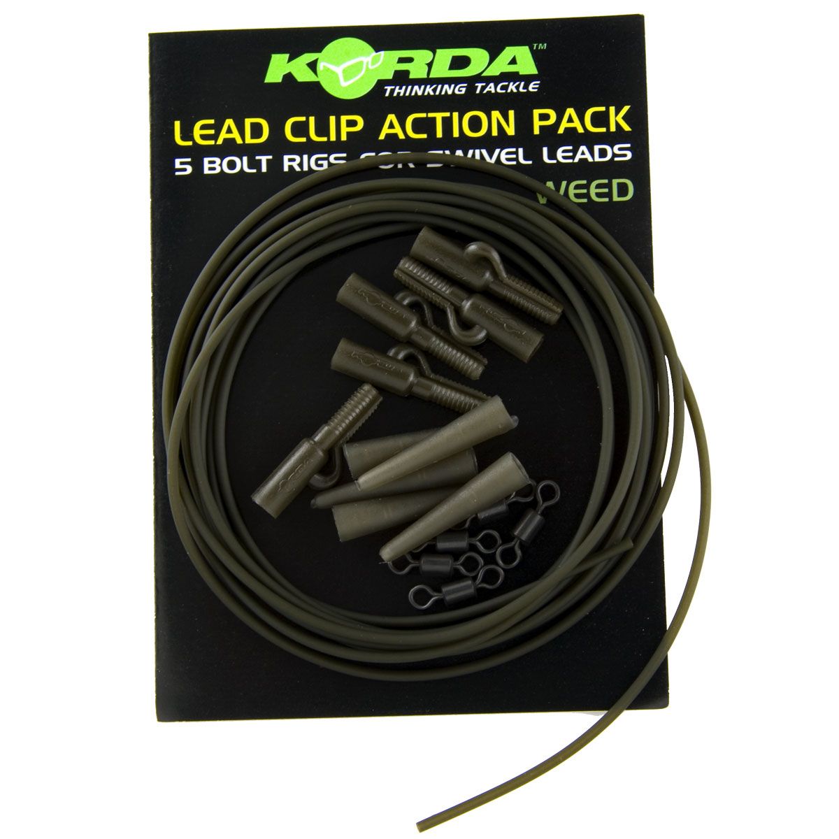 KORDA LEAD CLIP ACTION PACK WEED - Škorpion DNC