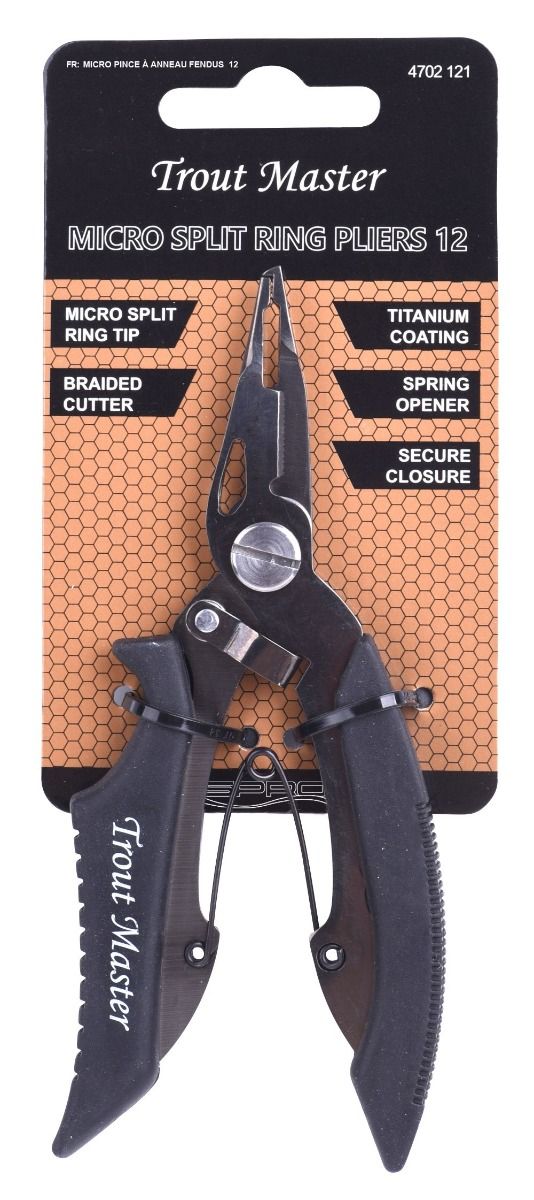 SPRO TROUT MASTER MICRO SPLIT RING PLIERS 12cm - Škorpion DNC