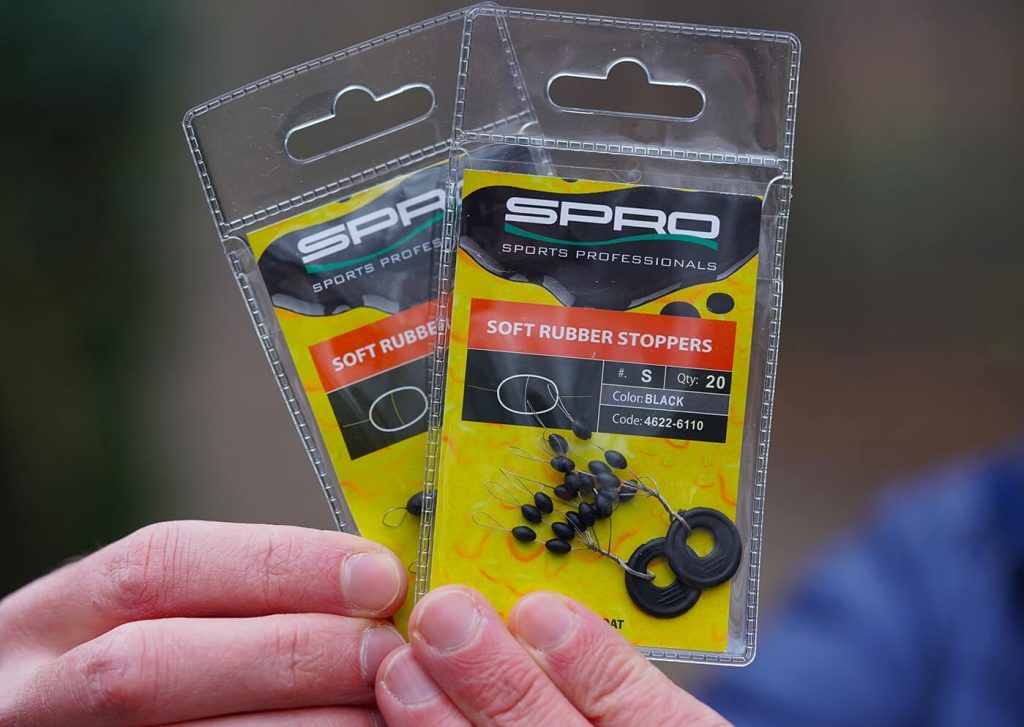 SPRO SOFT RUBBER STOPPERS Black - Škorpion DNC