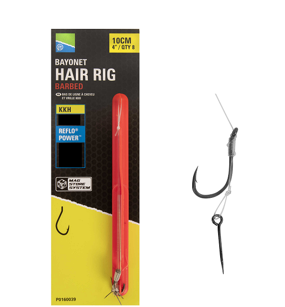 PRESTON KKH BAYONET HAIR RIGS 15’’/38cm size 12 - Škorpion DNC