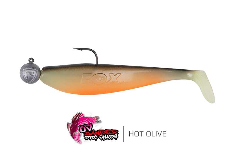 FOX RAGE LOADED ZPS 12cm UV HOT OLIVE X - Škorpion DNC