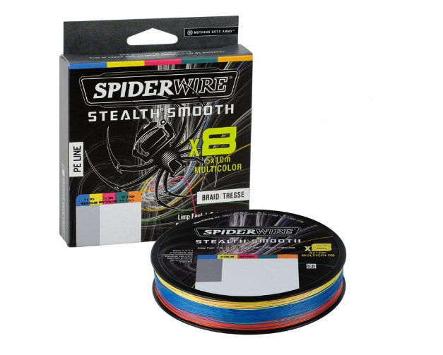 SPIDERWIRE MULTICOLOR X8 5x 10m 300m 0.33mm/38.1kg - Škorpion DNC